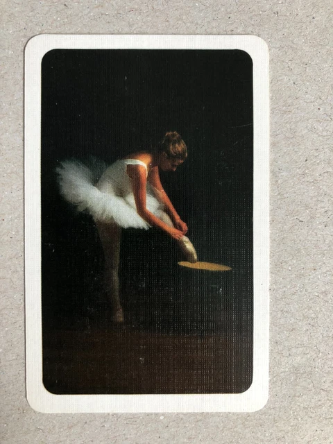 VINTAGE RETRO SWAP Playing Card: Ballerina Dancer Girl Lady Ballet ...
