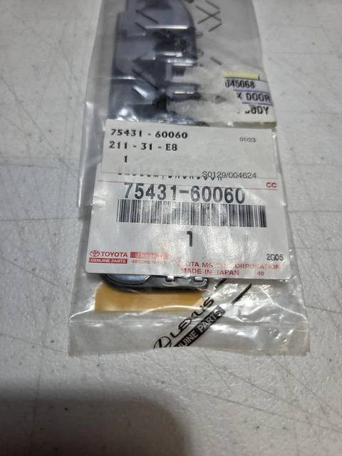 GENUINE TOYOTA LAND Cruiser Lexus Rear Chrome "Full Time 4Wd" Emblem ...