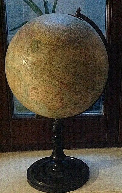 MAPPAMONDO ERDGLOBUS RARISSIMO Antico Globus Berlino Terrestre EUR 349 ...