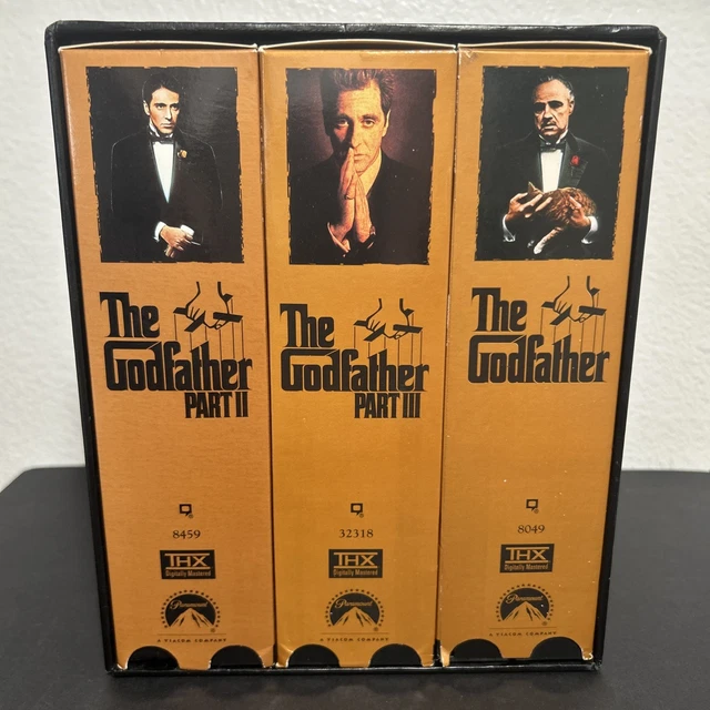 THE GODFATHER COLLECTION VHS box set 1997 Mafia Old Money Drama Series ...