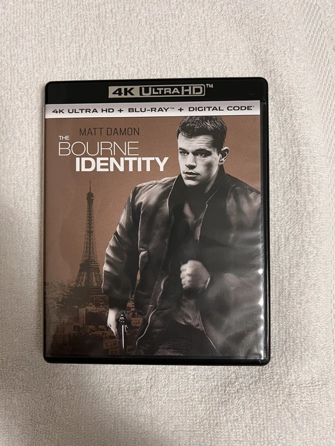 THE BOURNE IDENTITY (4K UHD + Blu-Ray). Pas de numérique ! Comme neuf ...