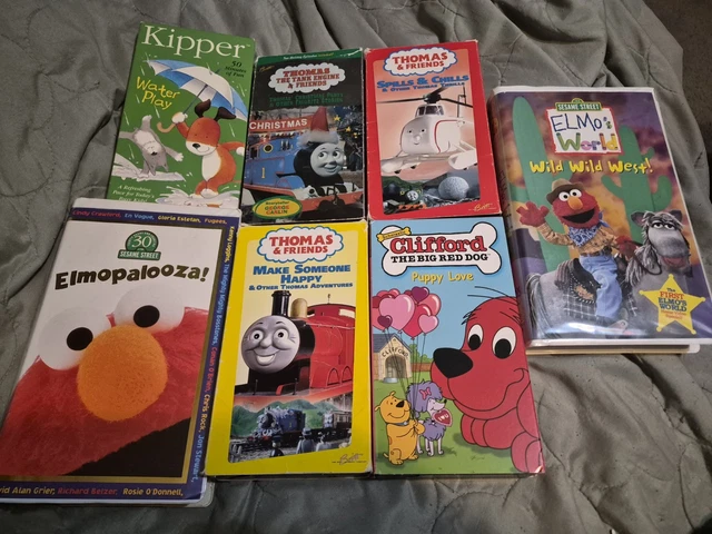 PBS VHS LOT Collection Thomas The Tank Engine Clifford Sesame Street ...