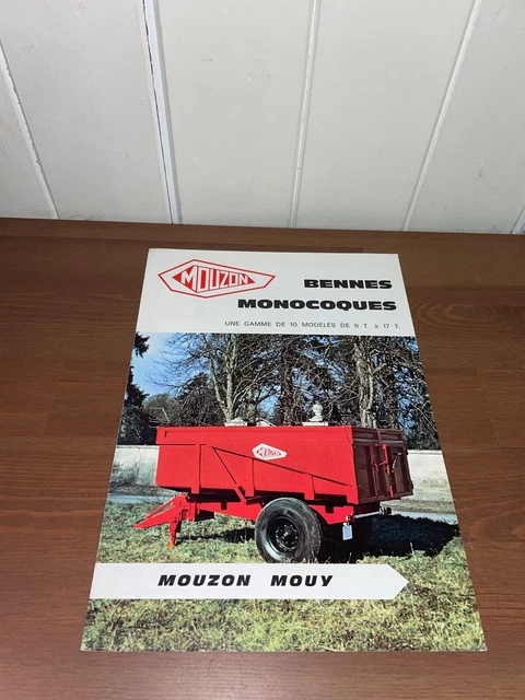 BROCHURE PROSPEKT PROSPECTUS GAMME BENNE MOUZON DE 6 A 17T tracteur-mc cormick EUR 5,99 ...