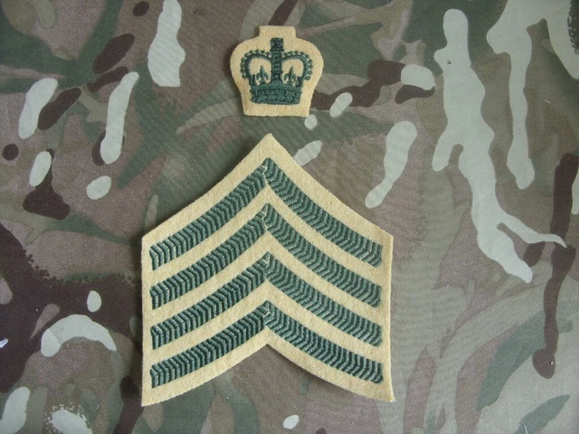LIGHT INFANTRY NO2 DRESS RANK BADGE BUGLE MAJOR CSGT - BRITISH ARMY LI ...