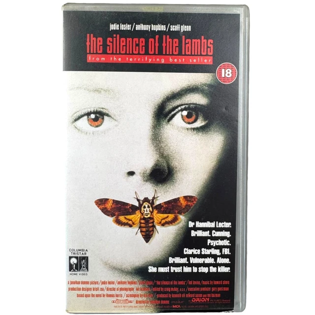 THE SILENCE OF The Lambs Video VHS Horror Film Movie Orion Films Cert 18 1991 £9.99 - PicClick UK