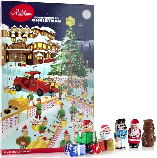 MADELAINE SOLID Milk Chocolate Santa's Workshop 2025 Countdown ...