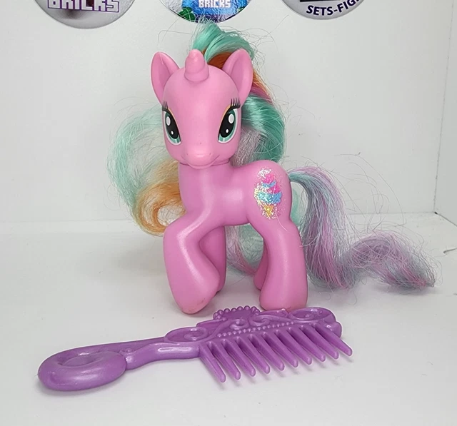 MY LITTLE PONY Sweetie Swirl Brushable G4 Unicorn Pink Sparkle Ice ...