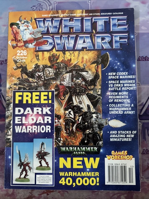VINTAGE 1998 WARHAMMER 40k White Dwarf Issue 226 Book $40.34 - PicClick AU