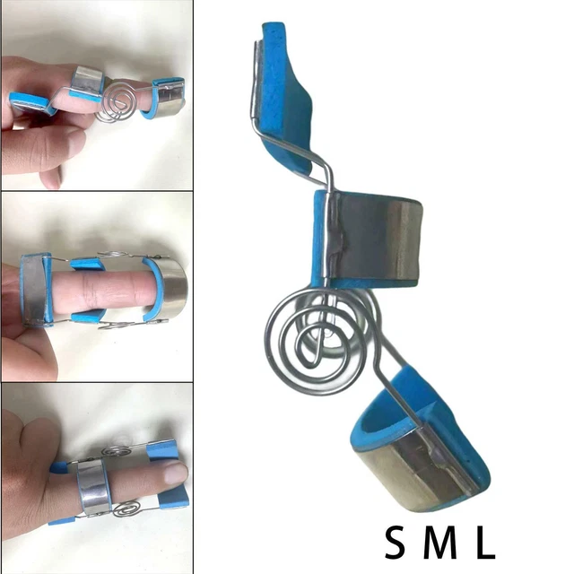 FINGER SPLINT JOINTS Training Orthosis with Stainless Steel Spring for ...