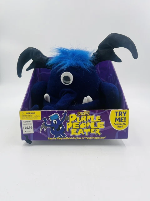 GEMMY PURPLE PEOPLE Eater Monster Animated Singing Vintage 2000 £43.42 ...