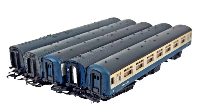 RACK OF 5 Lima 30 5303W OO British Rail Mk2 Coach Inter City Blue ...