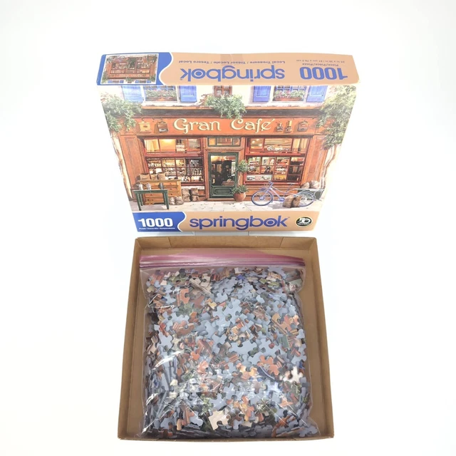 LOCAL TREASURES GRAN Cafe Guido Borelli 1000 Piece Springbok Jigsaw ...