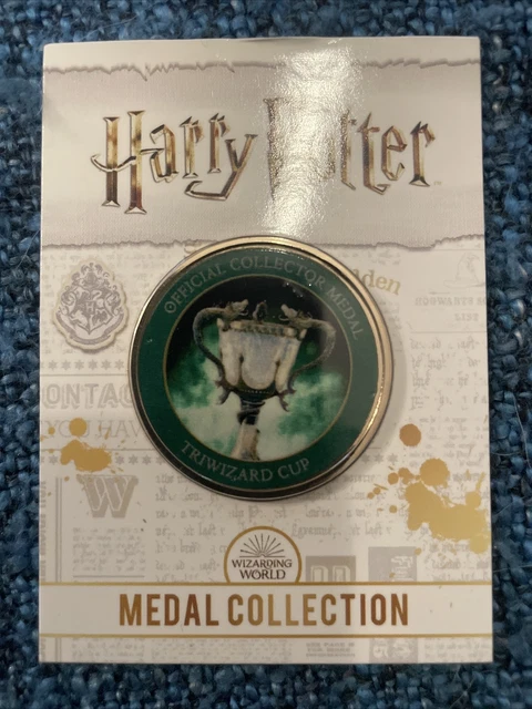 HARRY POTTER WORLD Wizarding Coin Medal Collection TRIWIZARD CUP EUR 9 ...