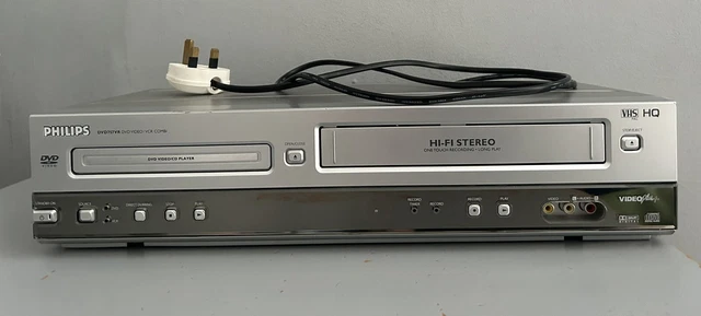 PHILIPS DVD757VR DVD Video / VCR Combi VideoPlus+ *Spares or Repairs ...