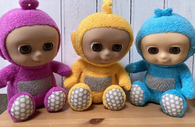 CBEEBIES TELETUBBIE BABIES Stuffed Doll Tiddlytubbies Set Of 3 £14.99 ...