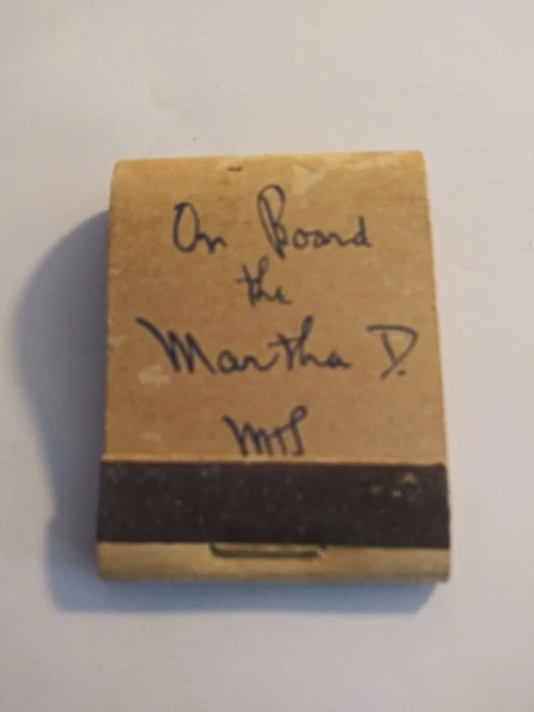 VINTAGE MATCHES FROM On Board The Martha D. Lion Match Company $7.95 ...