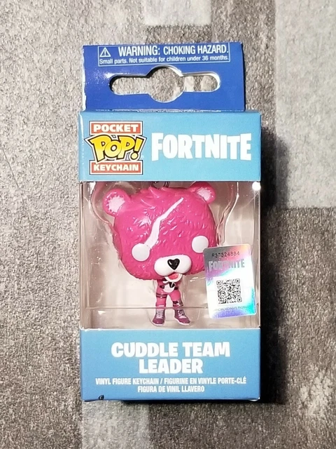 PORTE-CLÉS FUNKO POP Cuddle Team Leader de Fortnite et son QR code ...
