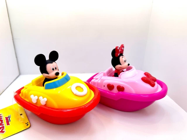 DISNEY JUNIOR MICKEY and Minnie Mouse Clubhouse Boat Bath Toy Floating ...