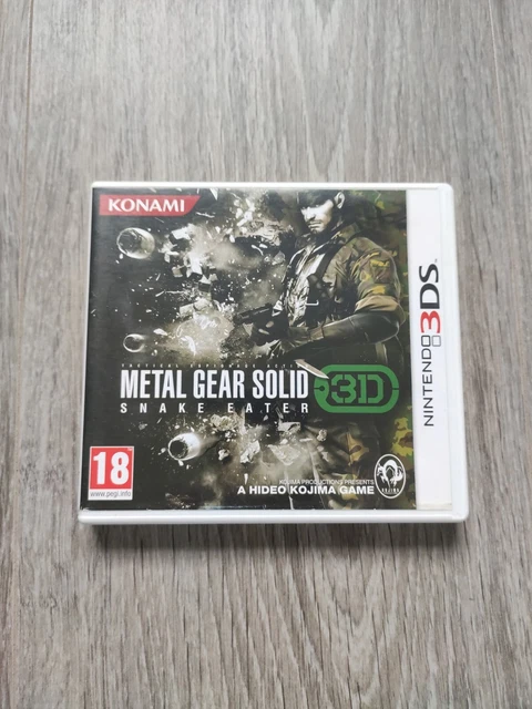 METAL GEAR SOLID Snake Eater 3d 3ds Pal Fr EUR 49,00 - PicClick FR