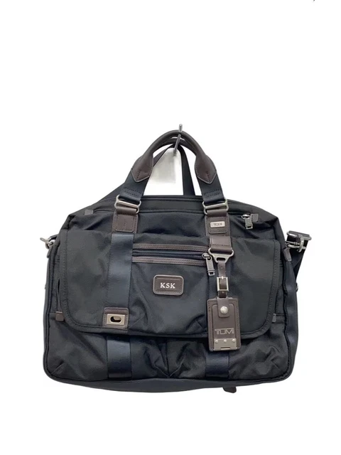 TUMI ALPHA BRAVO 2Way Initials Included Bag Black 22634 I6932 $357.16 ...