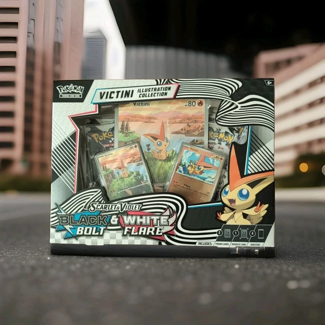 🔥 POKÉMON TCG Black Bolt & White Flare 🔥 Victini Illustration ...