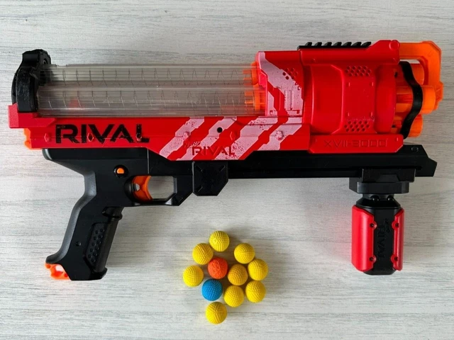 NERF RIVAL Artemis XVII-3000 Blaster in Red. Tested and Works Great ...