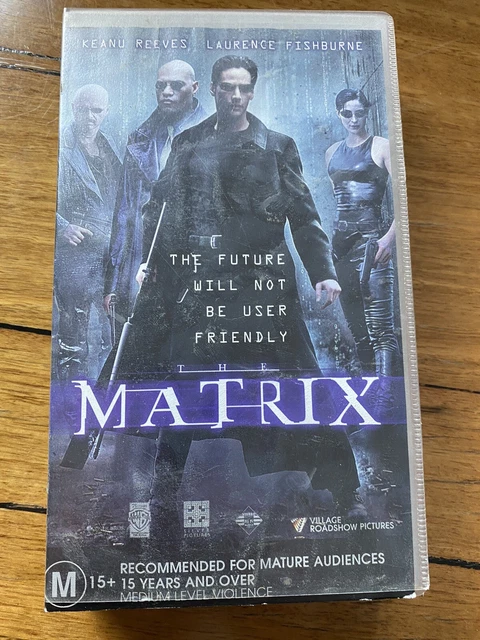 THE MATRIX - Classic Cult Retro VHS Video Cassette Collectable Rare $15 ...
