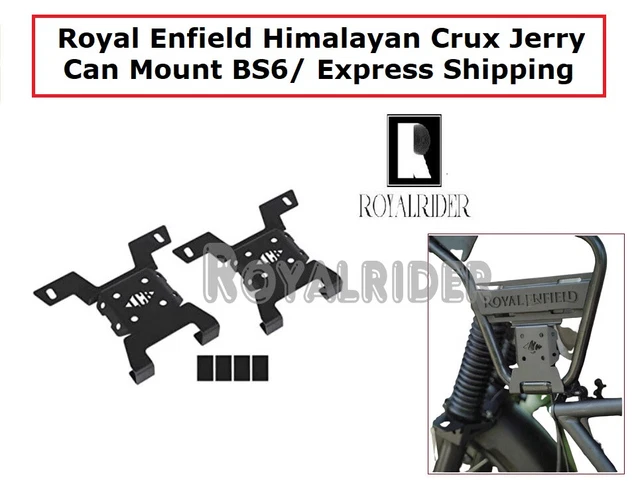 ROYAL ENFIELD HIMALAYAN Crux Jerry Can Mount BS6/ Express Shipping $54. ...