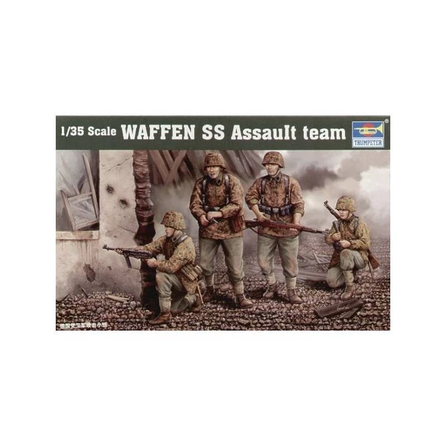 WAFFEN SS ASSAULT Team 1/35èmemaquette Figurine Waffen Ss Assault Team ...