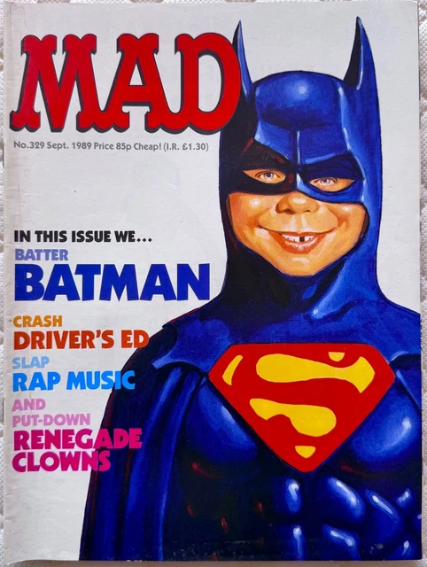 MAD MAGAZINE #329. 'Batman' Excellent condition - Comes Bagged and ...