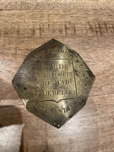 PLAQUE DE GARDE Des Forêts Xix Eme EUR 1,00 - PicClick FR