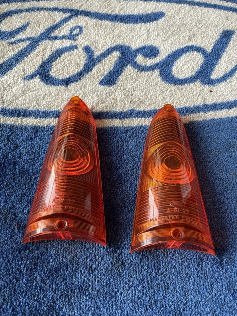FORD ANGLIA 105E Rear Light Lenses Amber Magnatex A-Rl-59 £21.46 ...