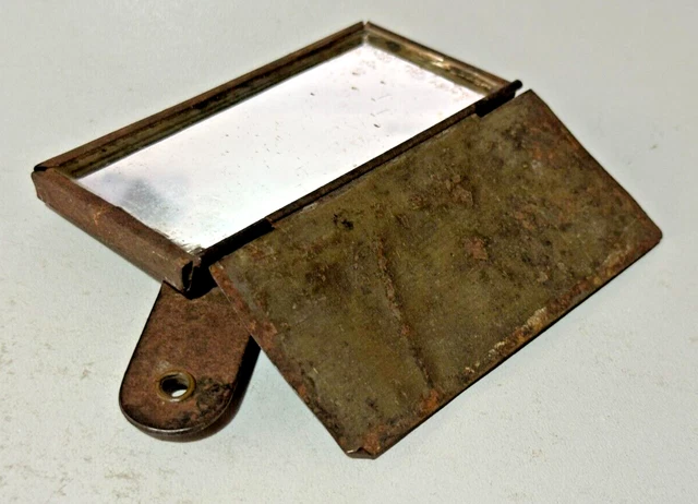 WW1 BRITISH Army Trench Mirror .Fits Onto End Of Baynote Rare Original ...