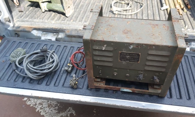 WW2 BRITISH ARMY Military Loudspeaker Amplifier Ardente Type 615 No 4A ...