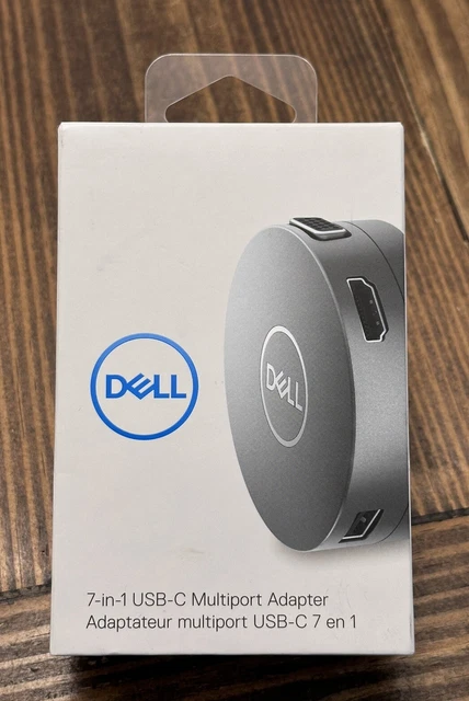 DELL DA310 USB-C Mobile Adapter Docking Station 7 in 1 USB-C Multiport ...