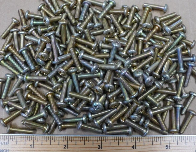 X200 CT. MACHINE SCREW 11/16", 8-32 Thread Aircraft/Aviation NAS602-11P ...