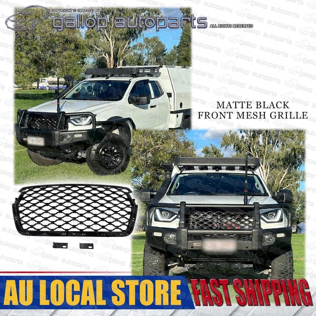 FIT ISUZU D-MAX DMAX 2020+ Front Matte Black Mesh Grill Grille AU Stock ...