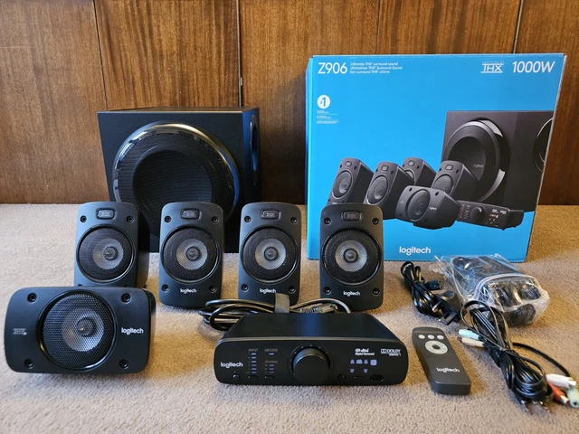 LOGITECH Z906 5.1 SURROUND SOUND SPEAKER SYSTEM - THX, Dolby Digital ...