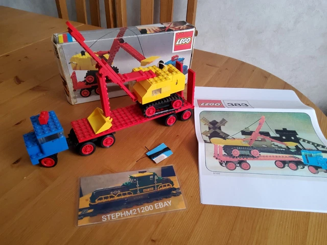 LEGO 383 LEGOLAND camion truck with excavator Boite Vintage EUR 52,00 ...