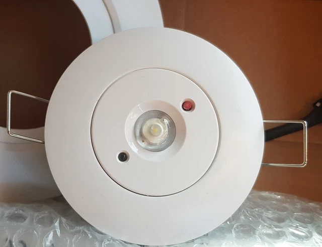 NEWLEC NLE3R RECESSED Circular Emergency Exit Route Light £12.90 ...