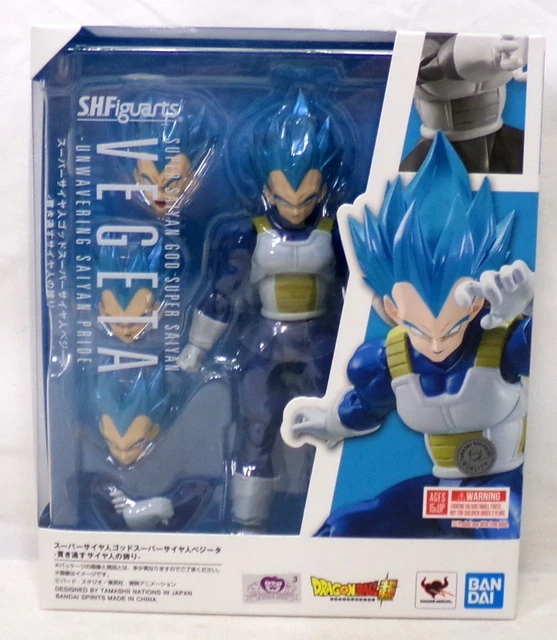 FIGURA BANDAI SH Figuarts Dragon Ball Super Super Saiyan God Vegeta De ...