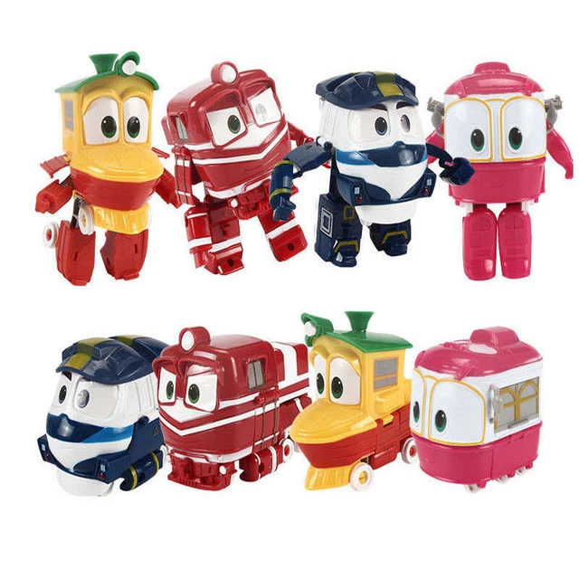 TRANSFORMING TRAIN FIGURE Robot Trains Rt Kay Korean Animation Toy For ...