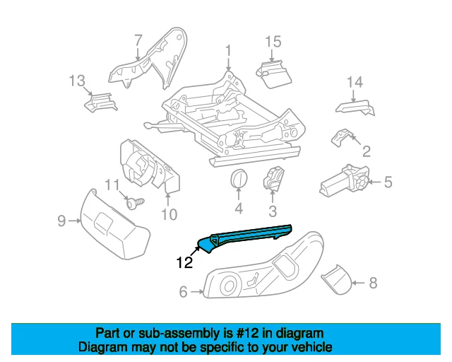 MERCEDES-BENZ GLC-CLASS X253/C253 seat rail cover A25391902009051 £15. ...