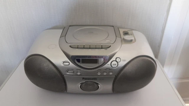 PANASONIC RX-D25 Boombox CD Radio Cassette Stereo fully working WITH ...
