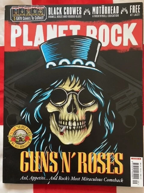 PLANET ROCK MAGAZINE Guns N’ Roses Motorhead Paul Rodgers Kossoff Black ...
