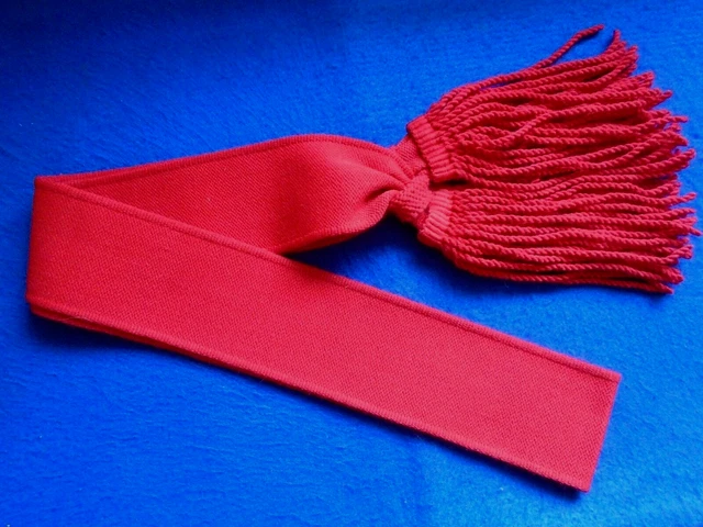 BRITISH ARMY NCO Sergeant, Drum Major Red Sash, 26 Inches Length EUR 28 ...
