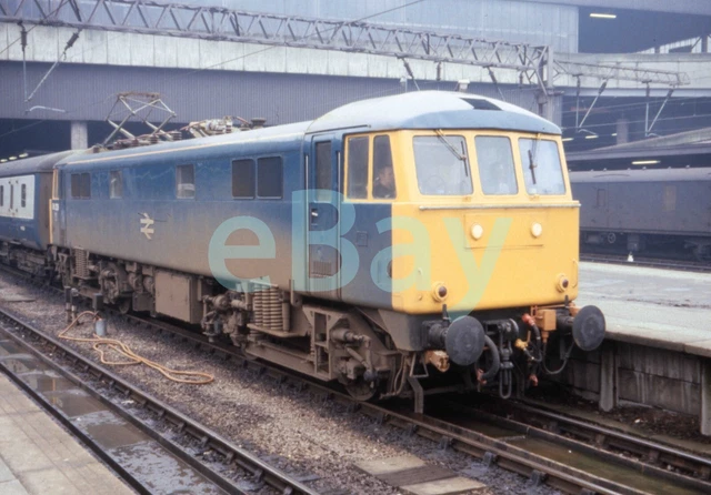 35MM RAILWAY SLIDE of Class 86 86229 @ Euston Copyright to buyer £4.99 ...