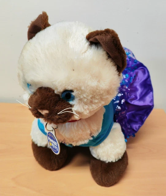 BUILD A BEAR Promise Pets Siamese Ragdoll Cat Soft Toy Plush £16.32 ...
