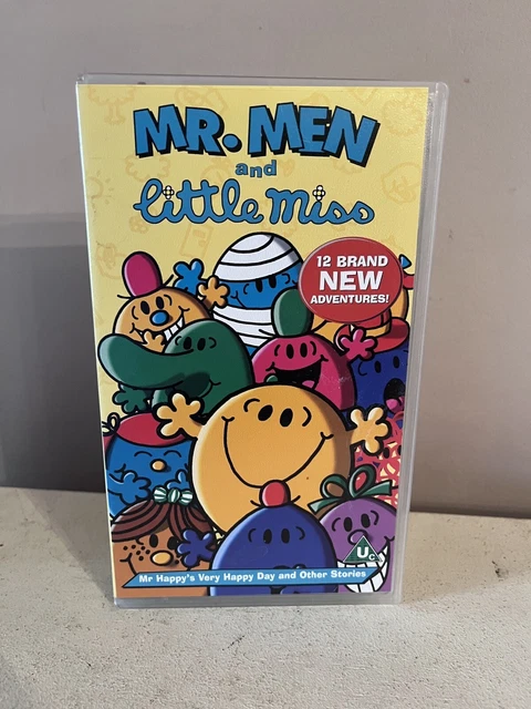MR MEN AND Little Miss Mr Happy’s Very Happy Day VHS Video Childrens ...