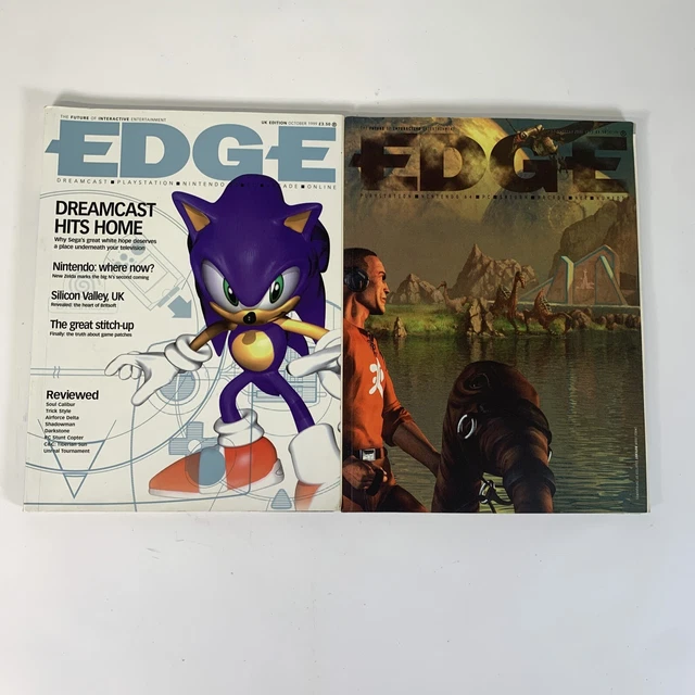 EDGE GAMING MAGAZINE Vintage Console Playstation Nintendo Sega X 2 £12. ...